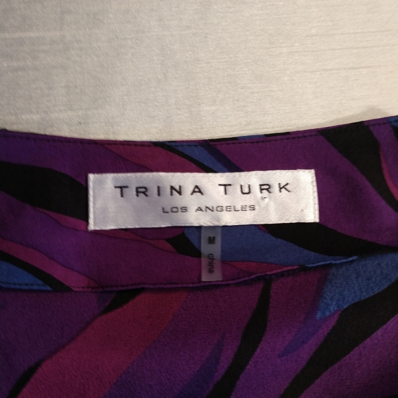 Trina Turk | Tops | Trina Turk Silk Blouse | Poshmark